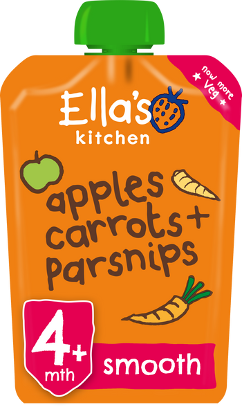Buy Organic Strawberry + Apple Puree | Ella's Kitchen