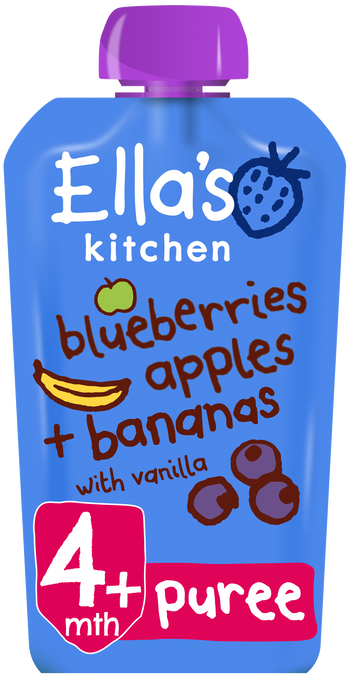 Bananas + Apples Puree | Baby Food Pouch | Ella's Kitchen